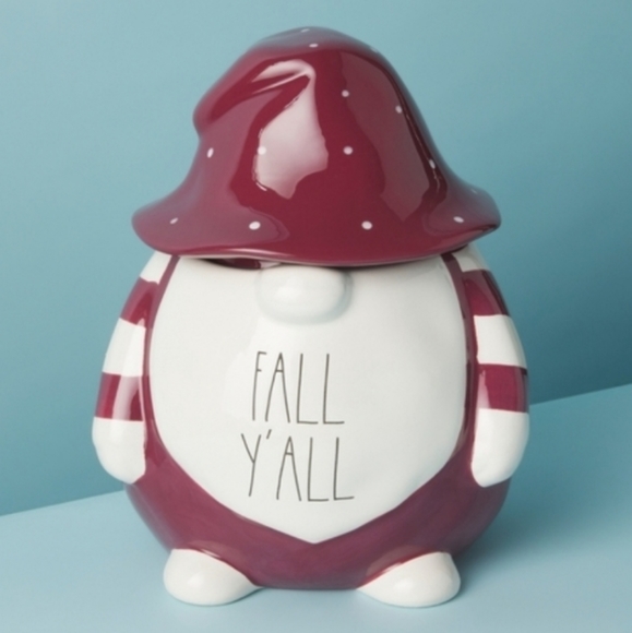 Rae Dunn | Accents | New Rae Dunn Large Fall Yall Striped Polka Dot ...